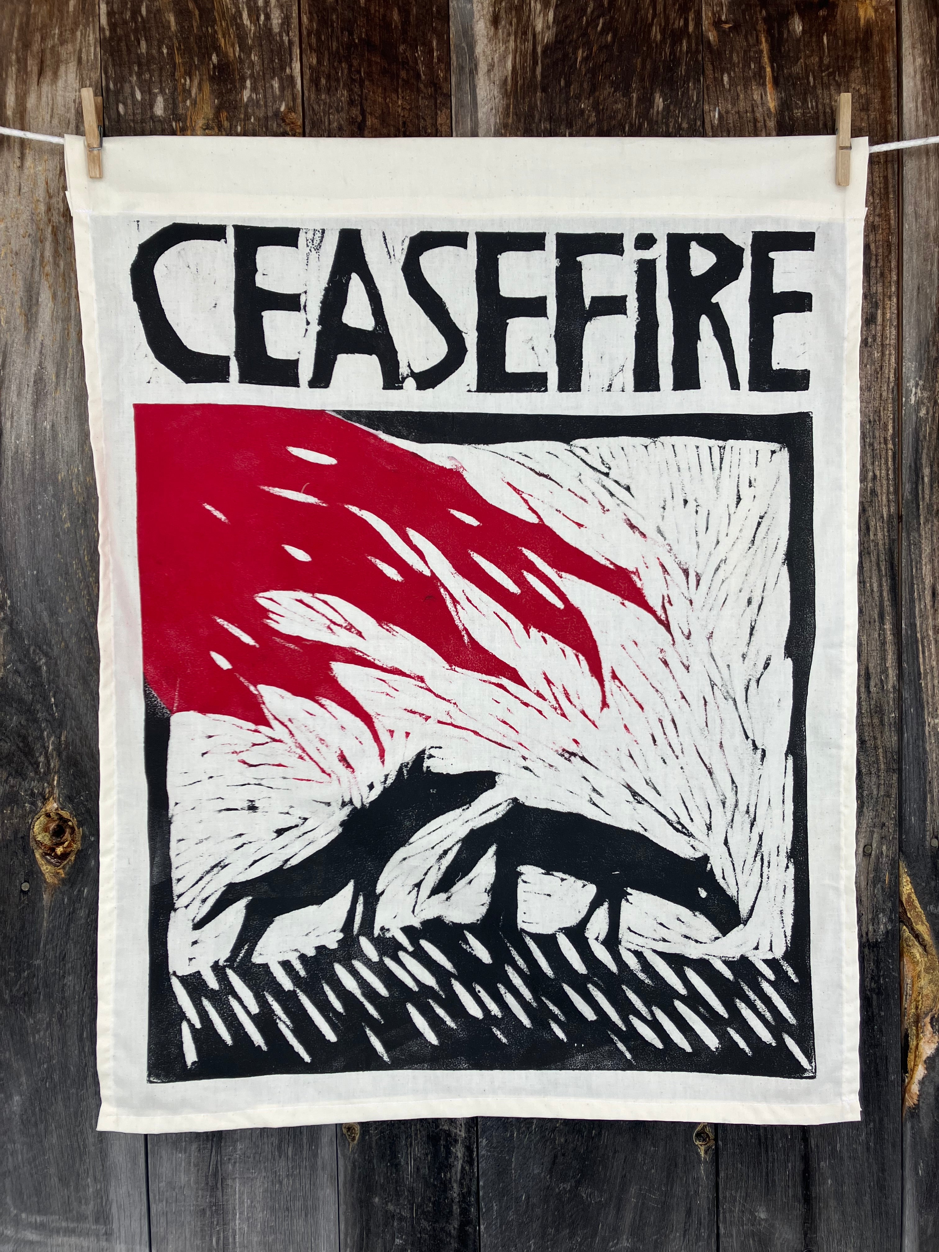 Cease Fire Banners – Bread + Puppet Press