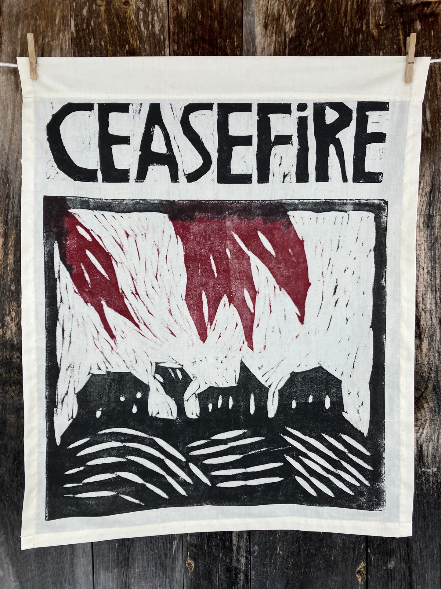 Cease Fire Banners – Bread + Puppet Press