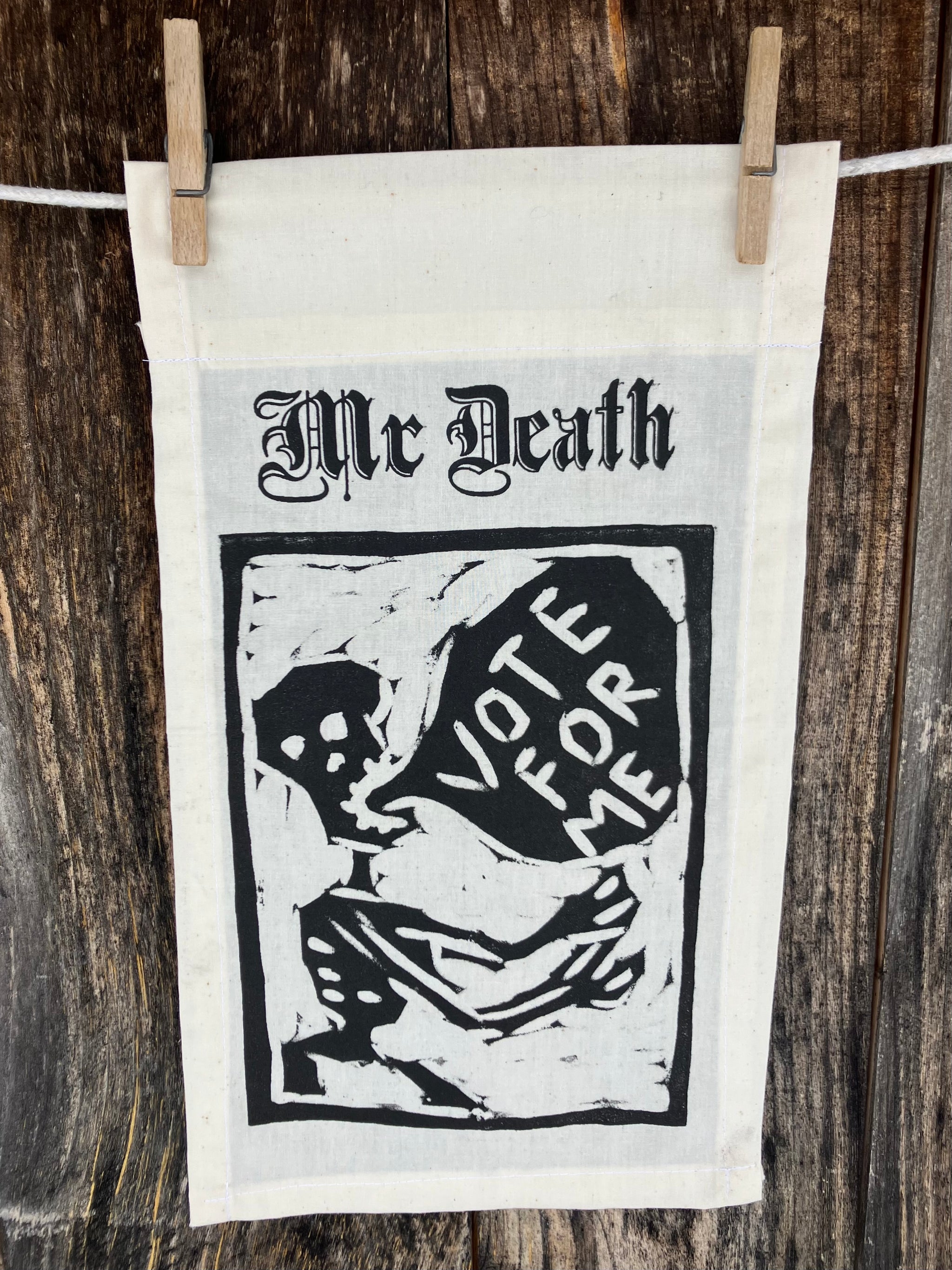 Mr Death Banners – Bread + Puppet Press