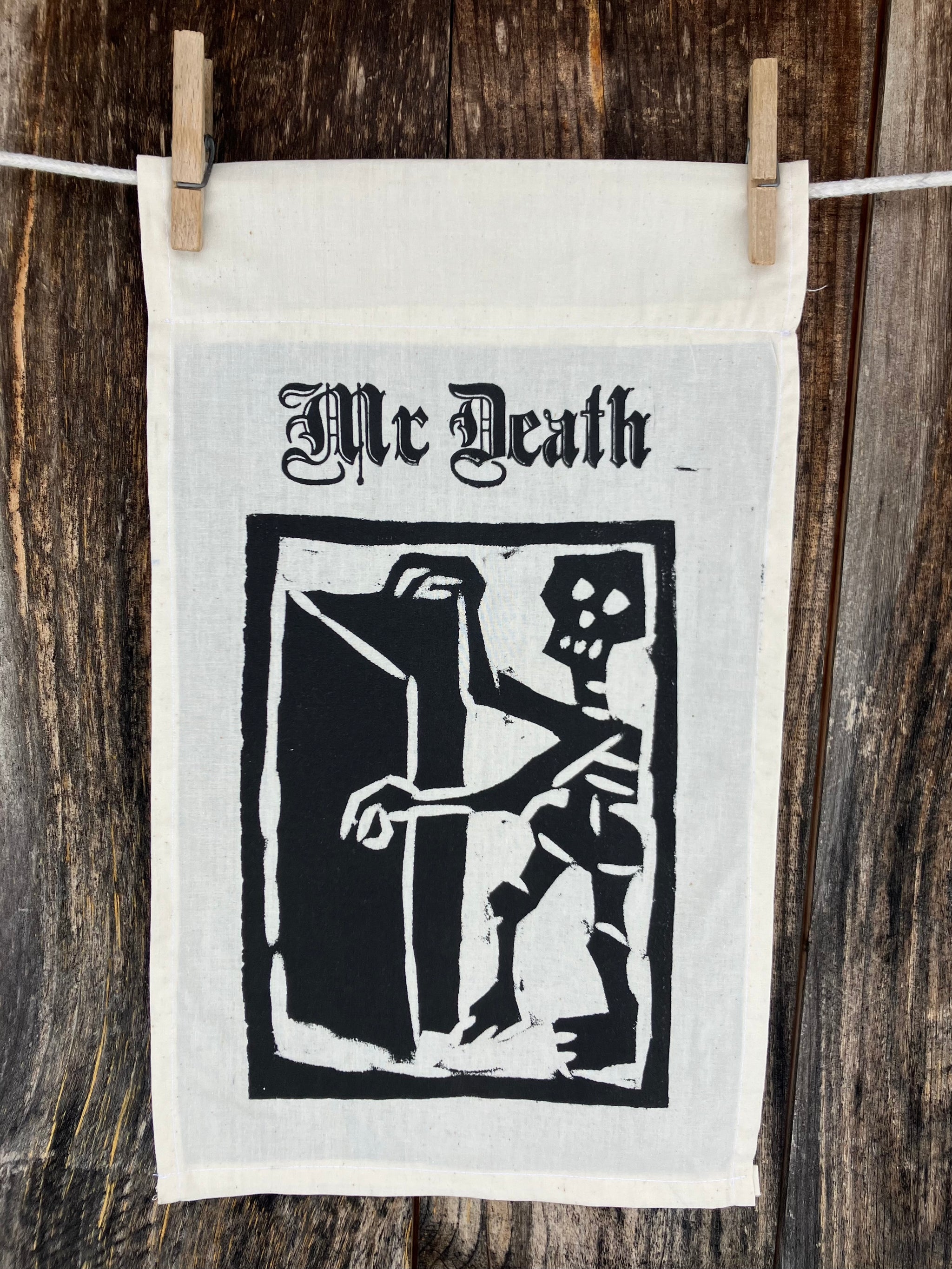 Mr Death Banners – Bread + Puppet Press