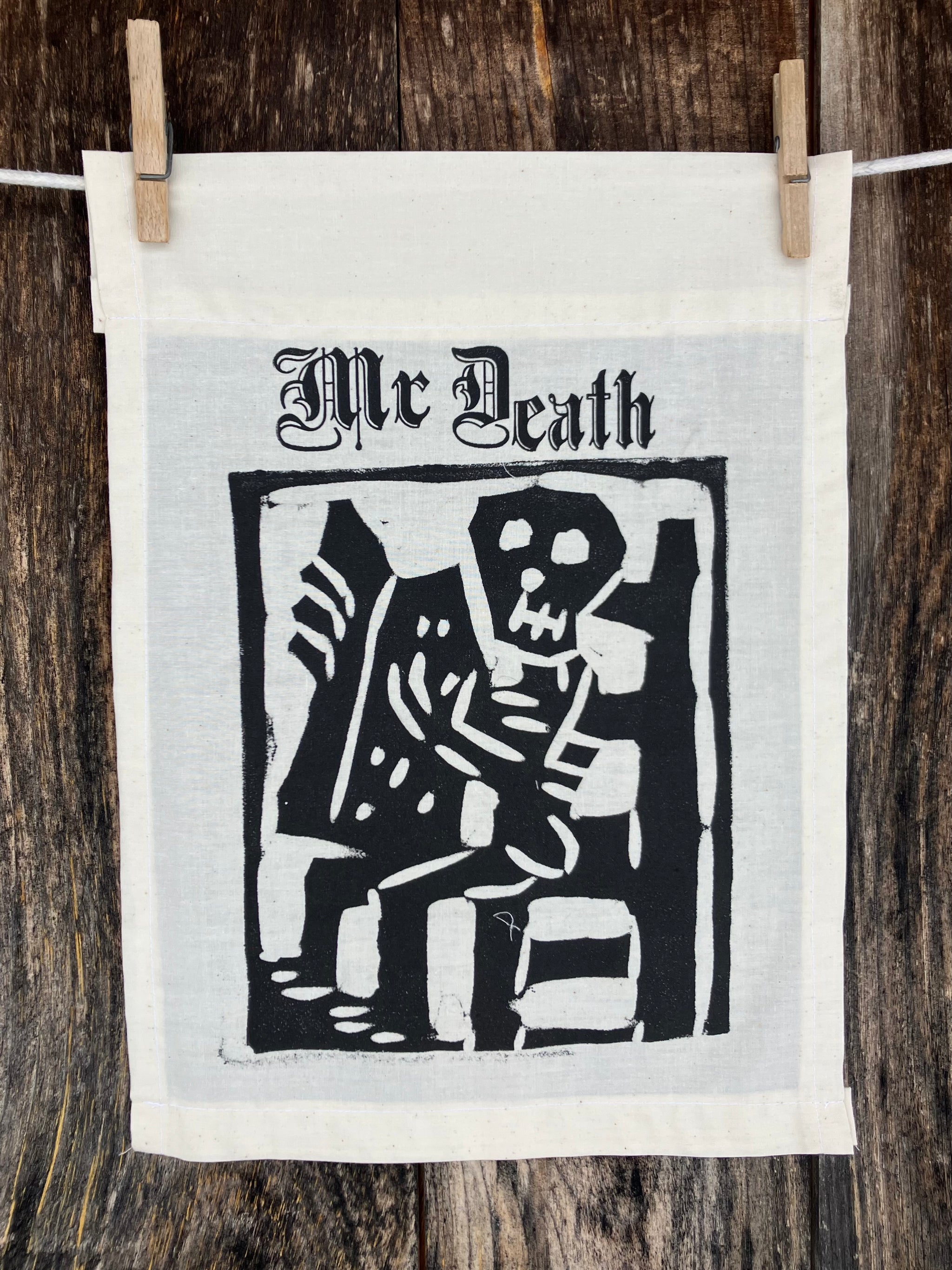 Mr Death Banners – Bread + Puppet Press
