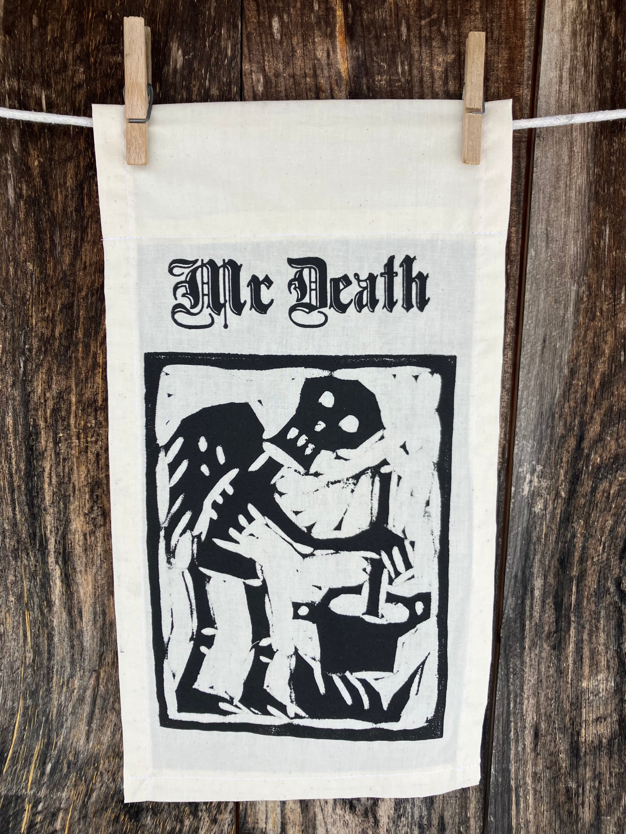 Mr Death Banners – Bread + Puppet Press