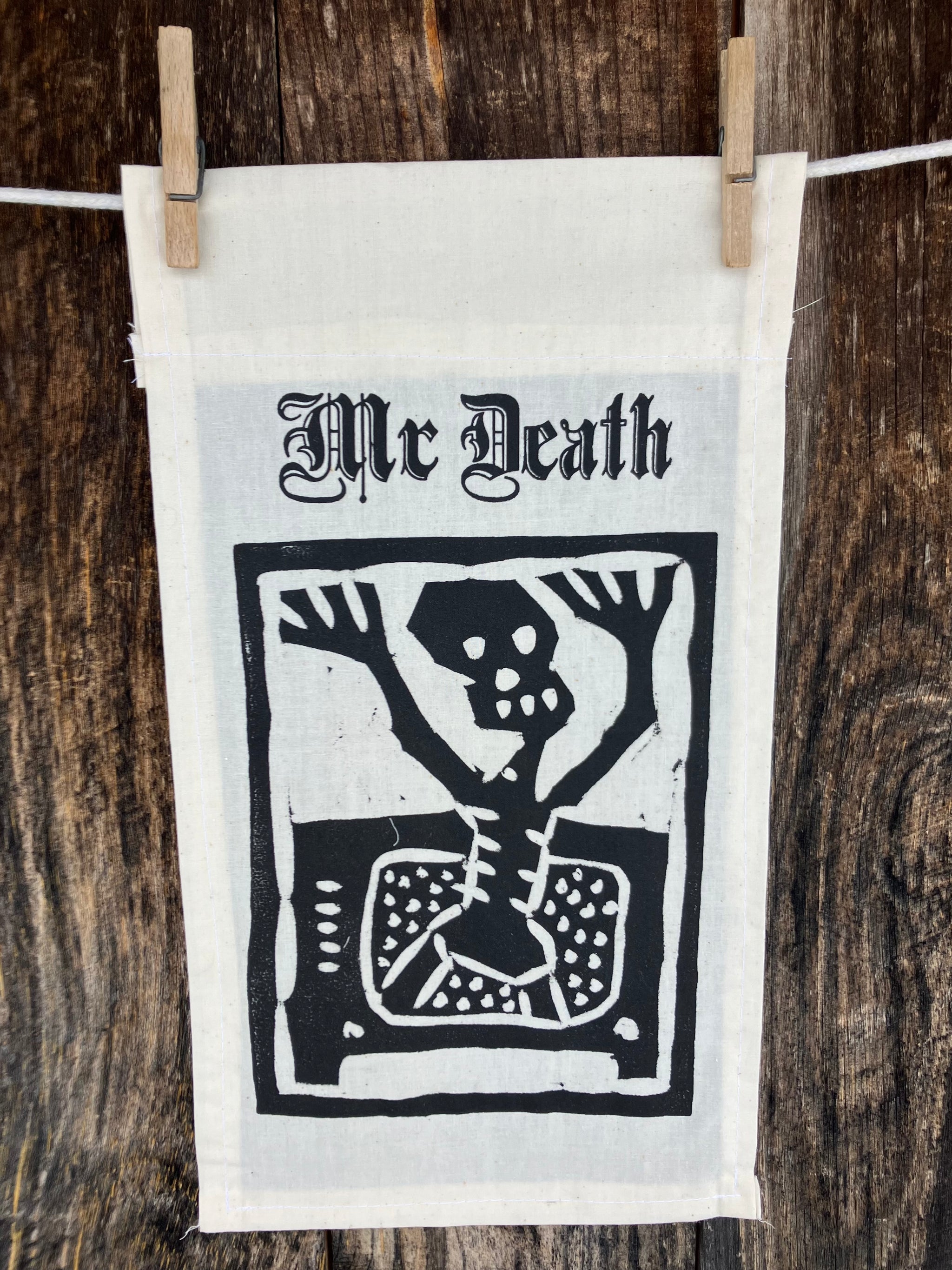 Mr Death Banners – Bread + Puppet Press