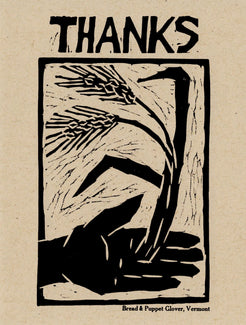 Grain Series: Thanks (postcard) – Bread + Puppet Press