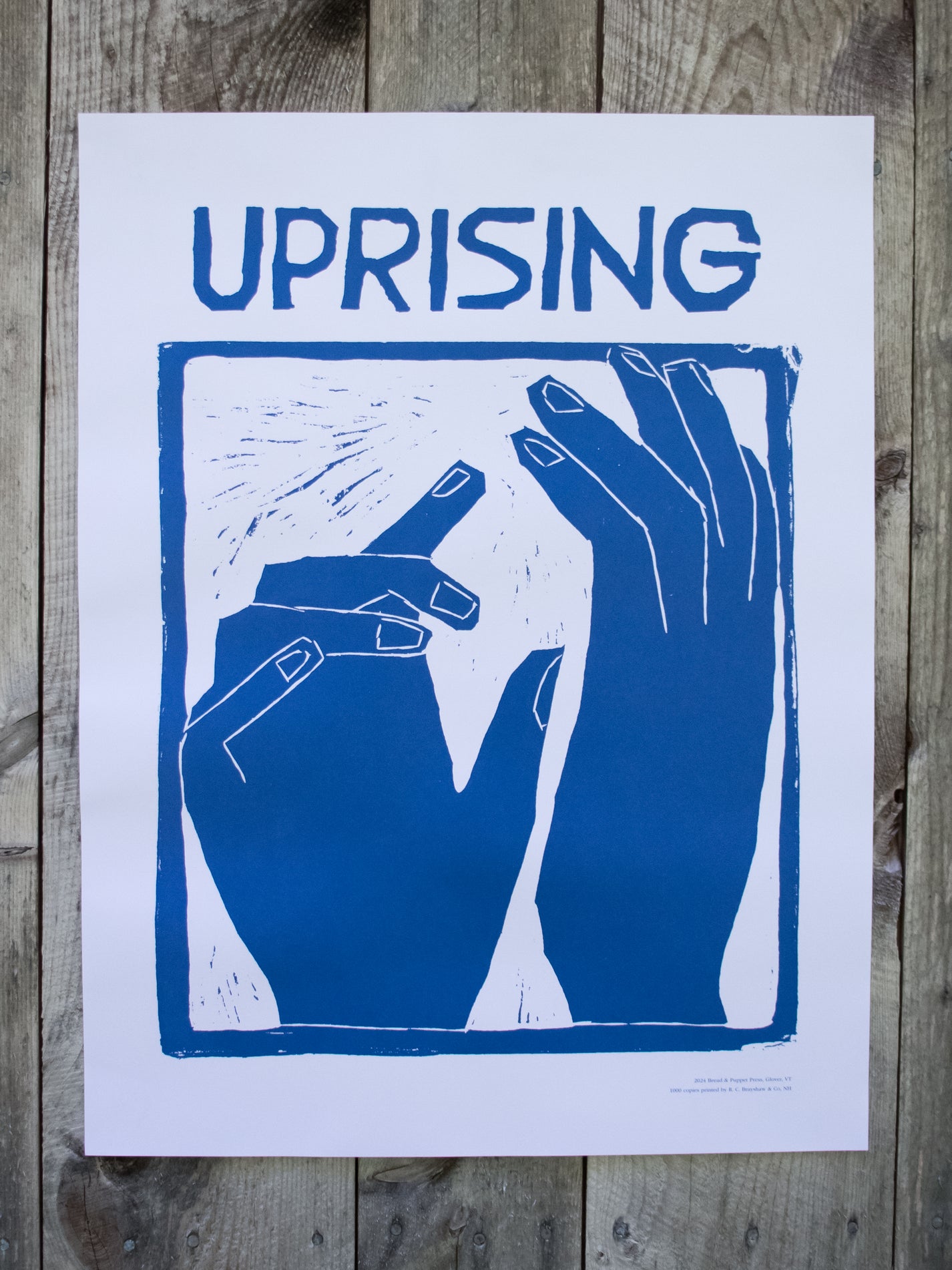 Uprising Hands – Bread + Puppet Press