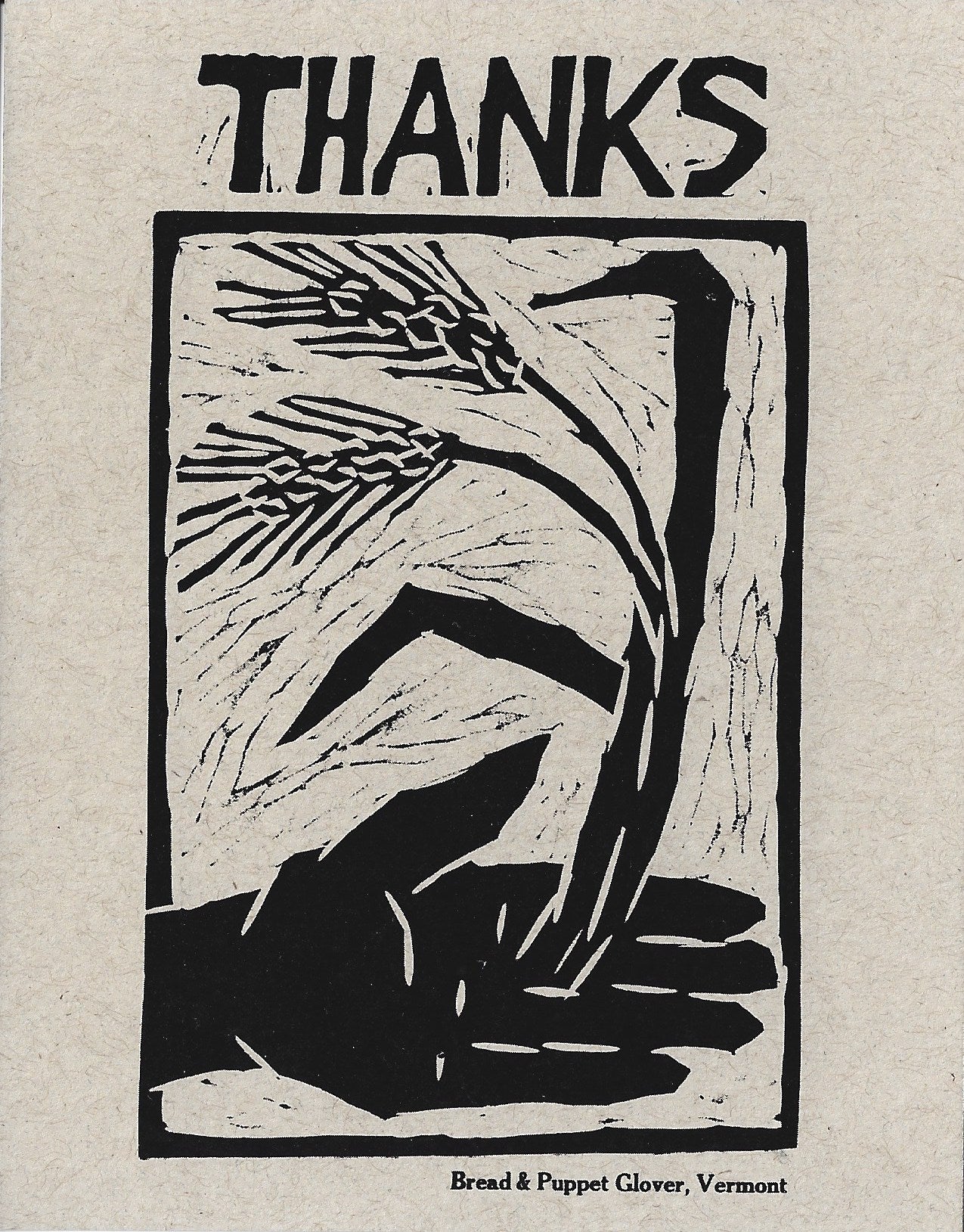 Thanks – Bread + Puppet Press