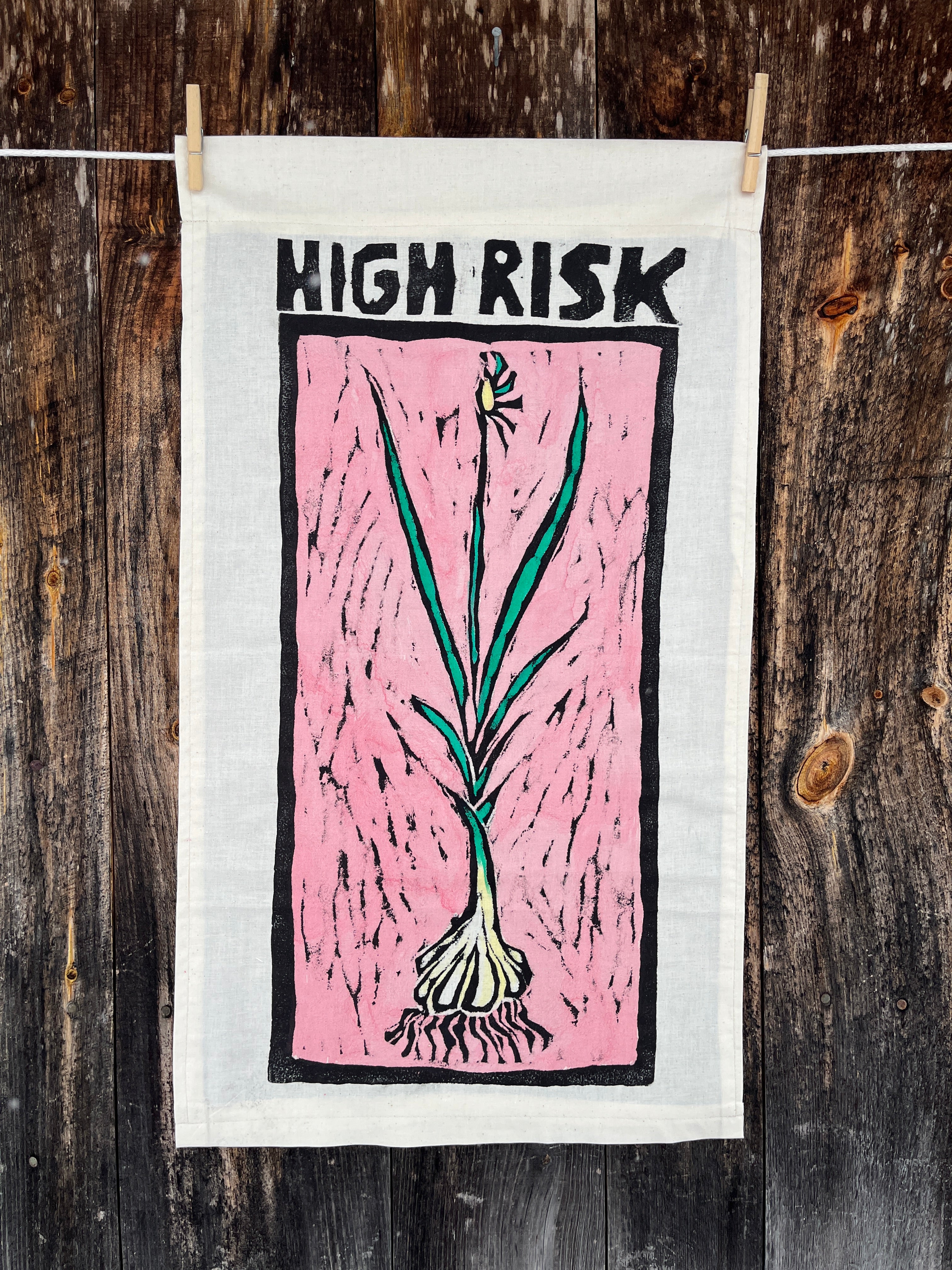Vegetable Series: Garlic Banner – Bread + Puppet Press