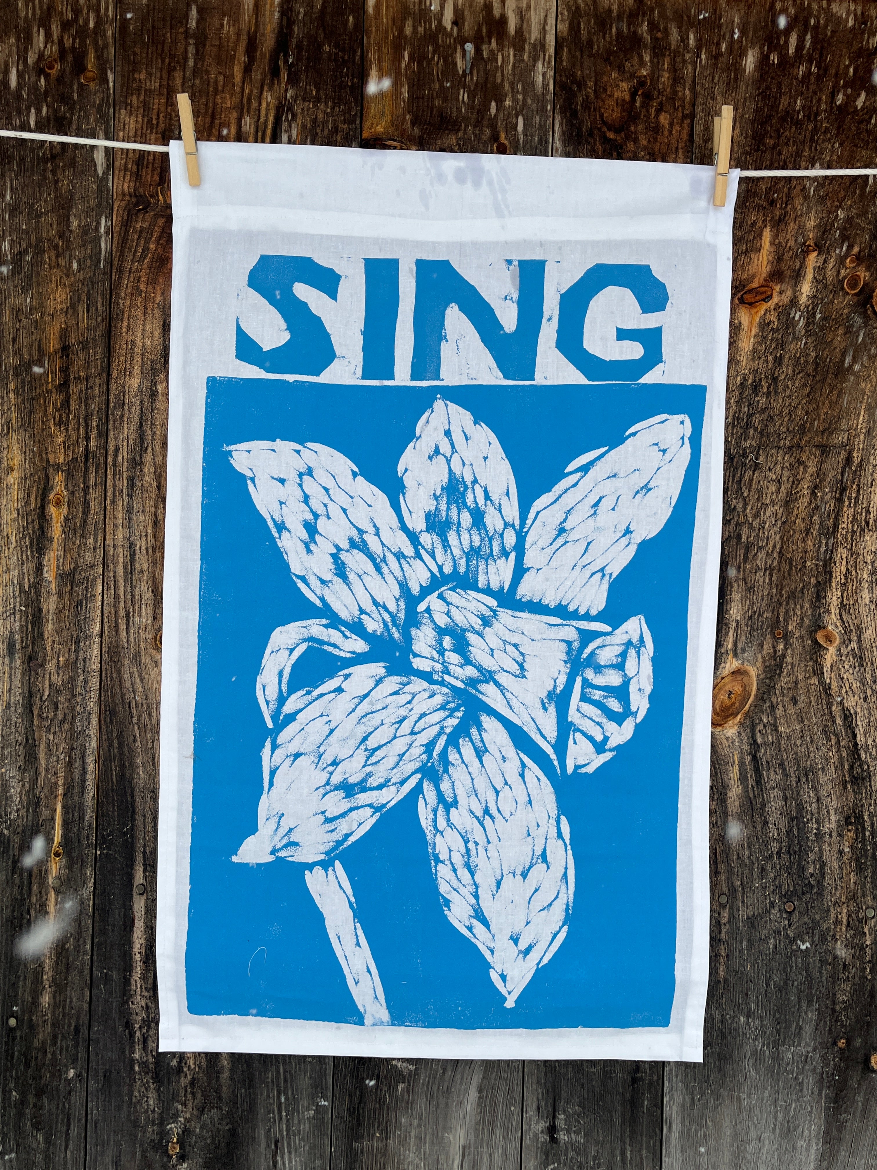Sing Iris Flower Banner – Bread + Puppet Press